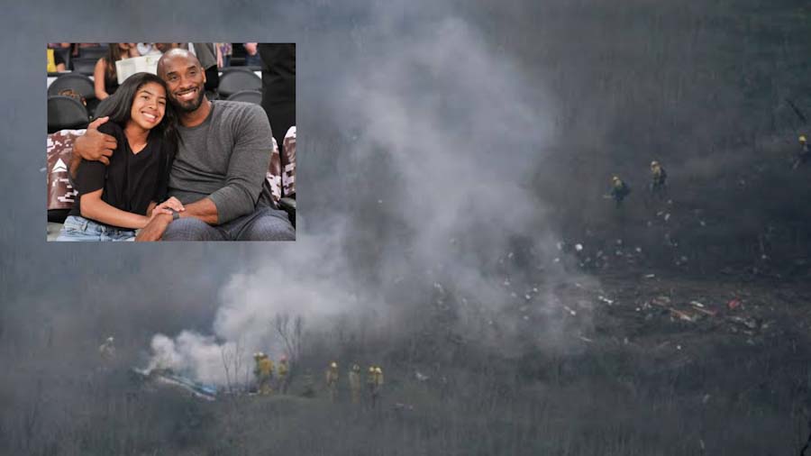 Kobe Bryant y su hija pierden la. Vida en accidente en helicóptero ...